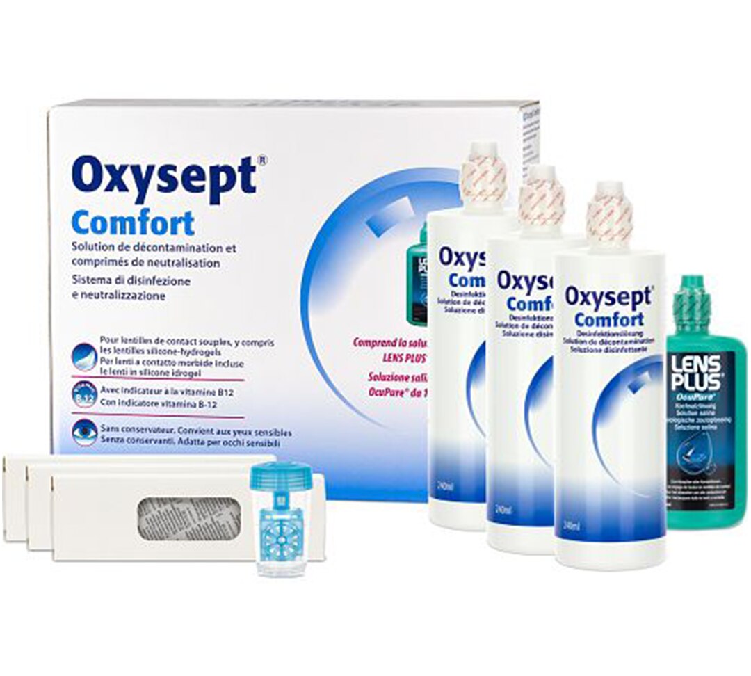 Oxysept Comfort Premium 900ml+120ml | Vision Direct